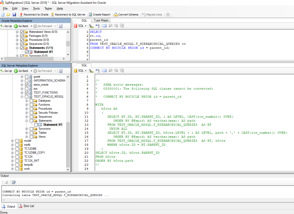 An ultimate solution to convert hierarchical queries