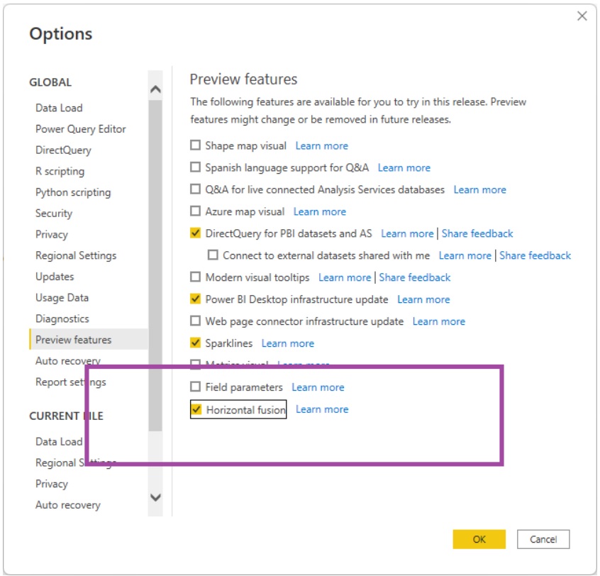 Power BI Horizontal Fusion and the query optimization | ABCloudz